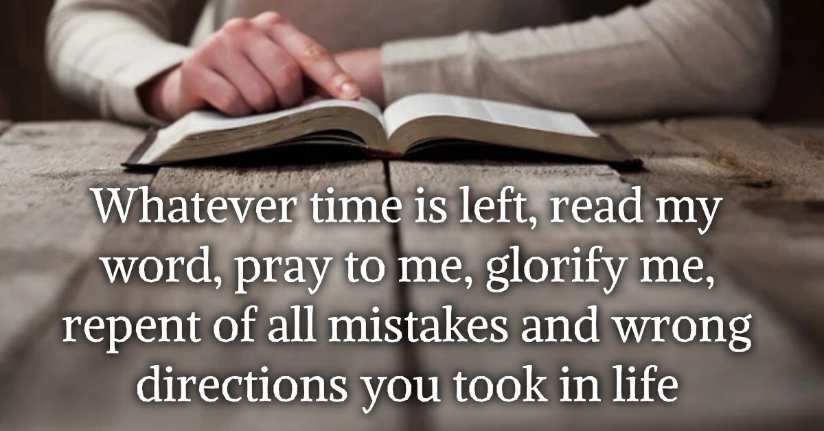 Continuing in Worldly Pursuits That Have No Heavenly Value - LynL - 444 ...